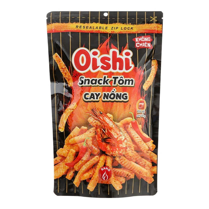 Snack tôm Oishi cay nồng | Shopee Việt Nam