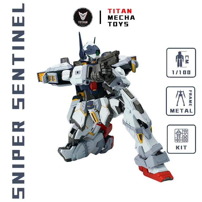 [ Hàng Sẵn ] Mô hình đồ chơi lắp ráp 1/100 SENTINEL - Sniper ( Tặng kèm Base + Decal Nước ...