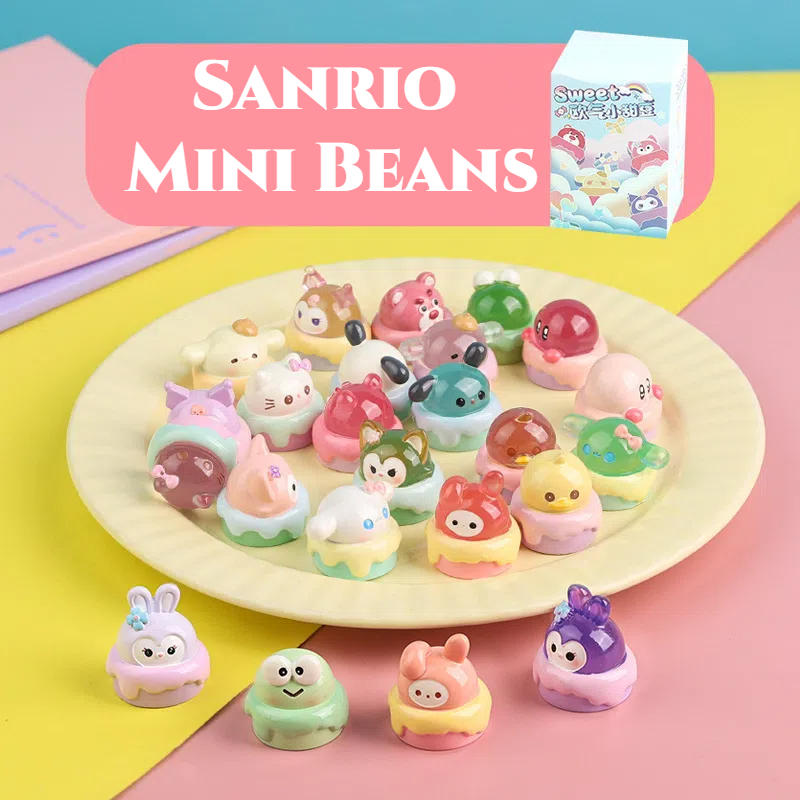 SANRIO MINI BEANS - Đồ chơi Blind box hộp mù, túi mù blind pack charm ...