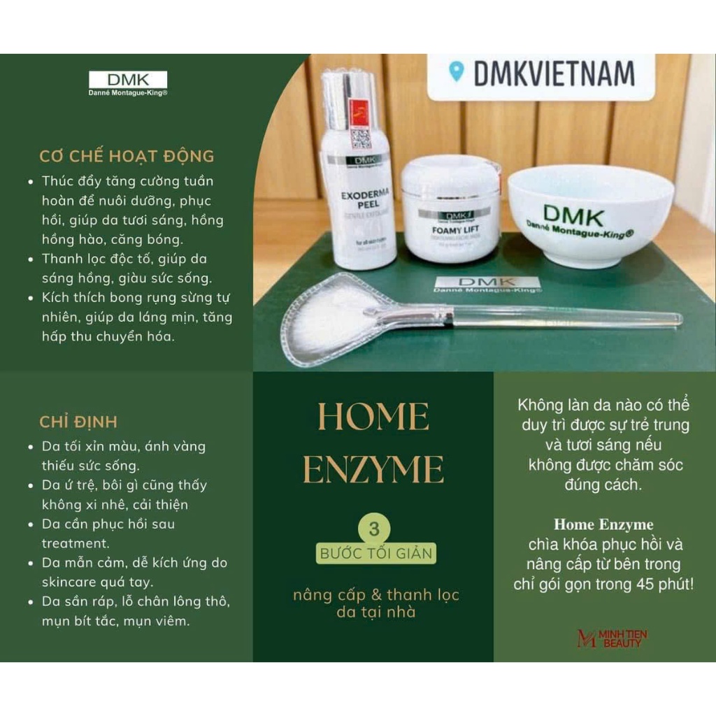 [CÔNG TY]Bộ Enzyme DMK therapy tái tạo da DMK Mỹ | Shopee Việt Nam