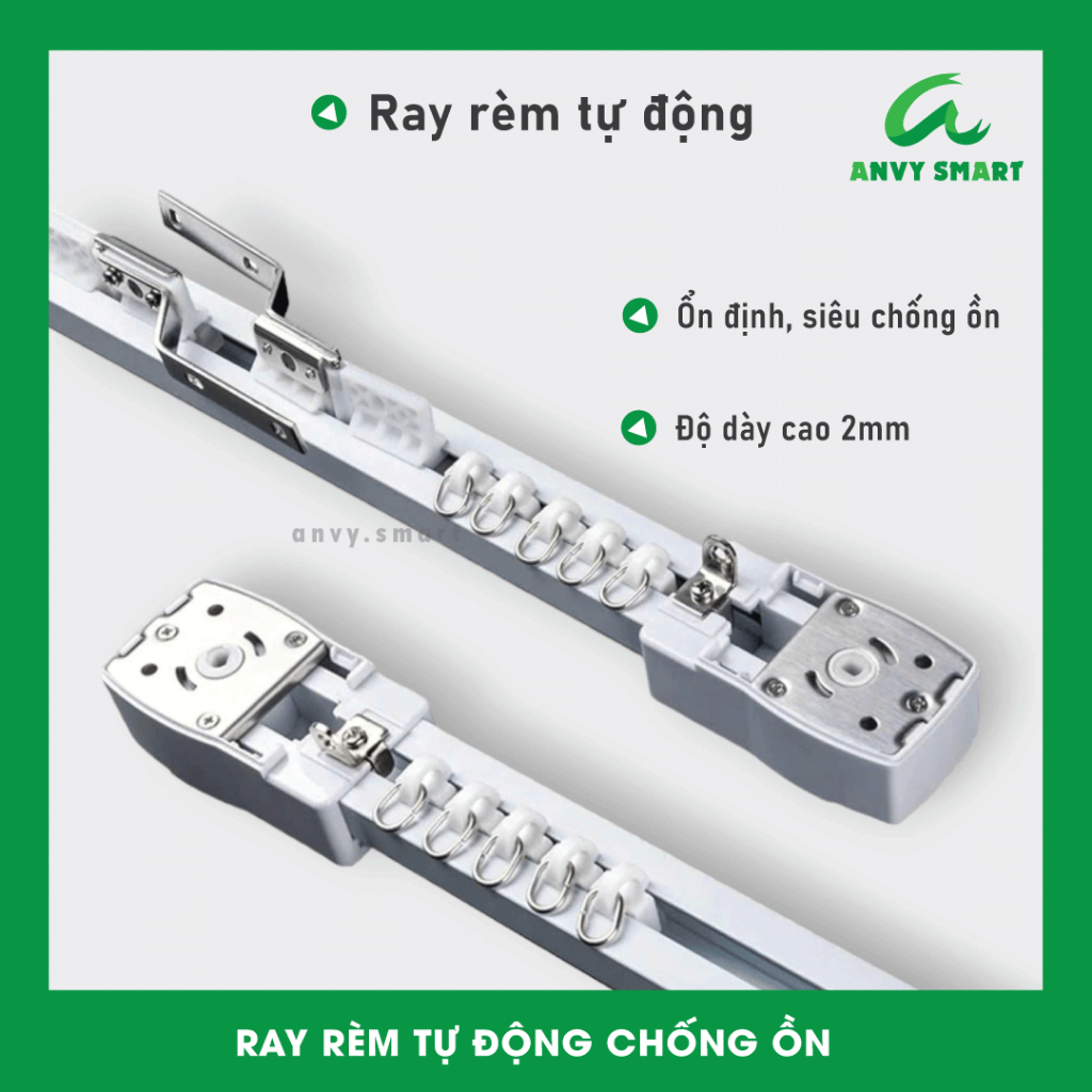 Ray Rèm Tự Động Full Phụ Kiện Cho Động Cơ Tuya, Dooya, Aquara | Shopee ...