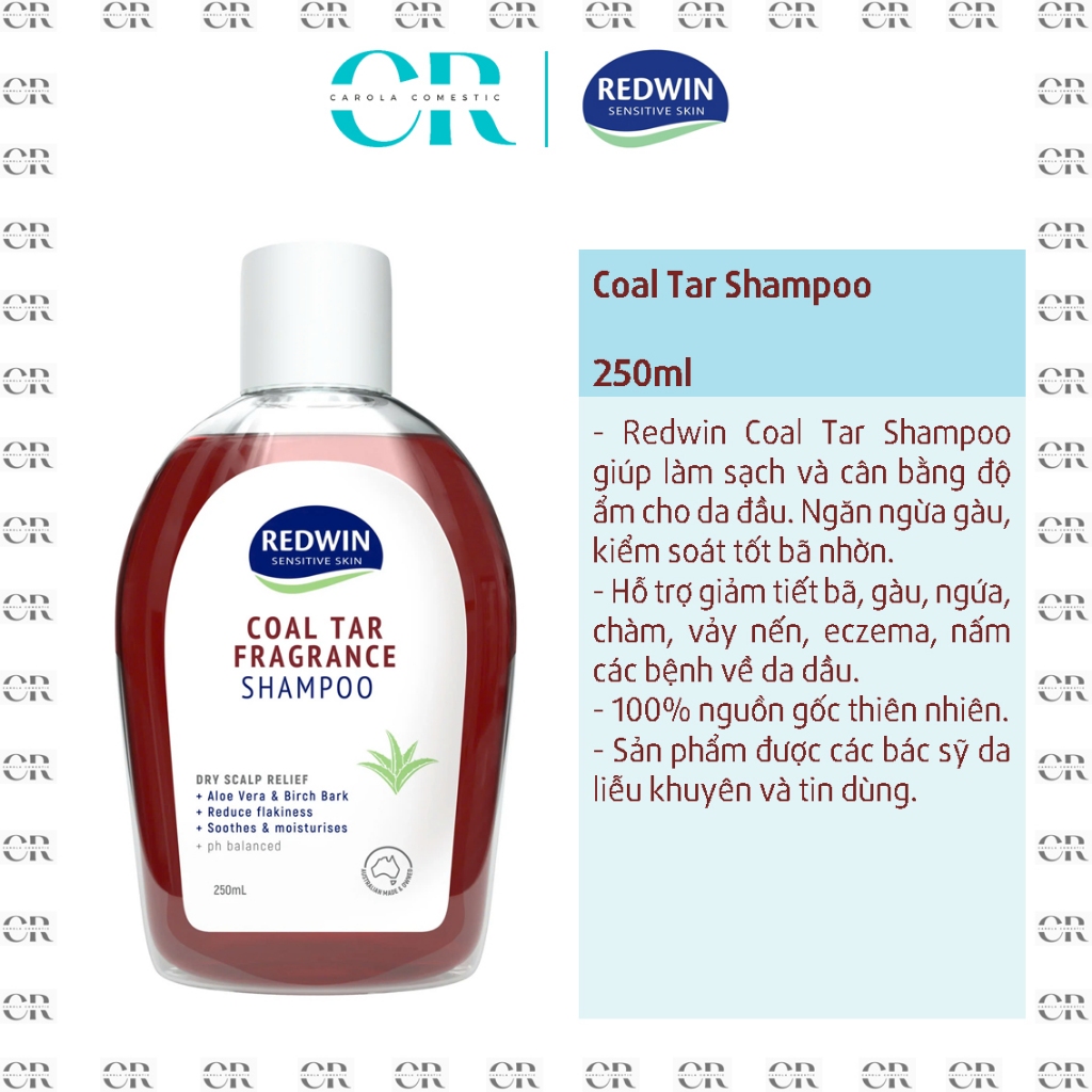 [CHÍNH HÃNG] Dầu Gội Giảm Gàu Và Giảm Nhờn Da Đầu Redwin Coal Tar ...