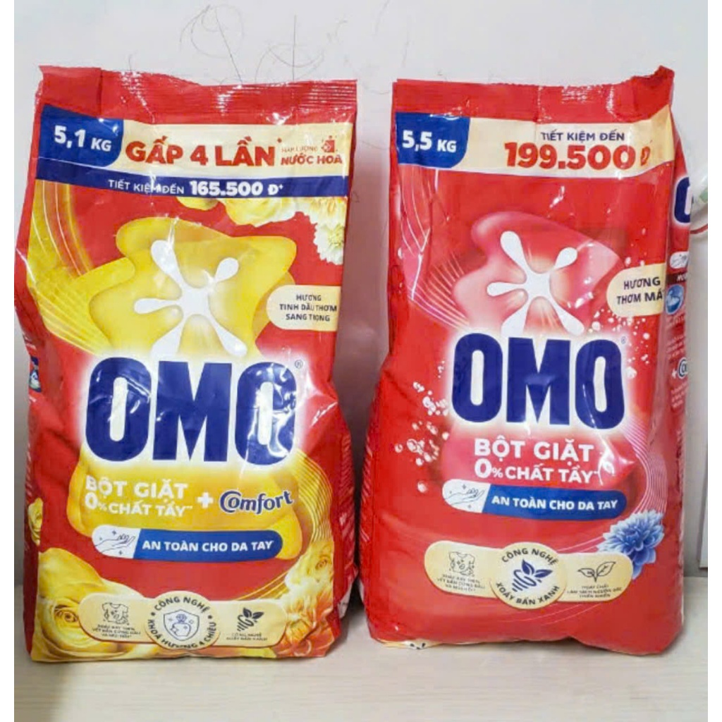 Bột Giặt Omo 5.1kg / 5.5kg | Shopee Việt Nam