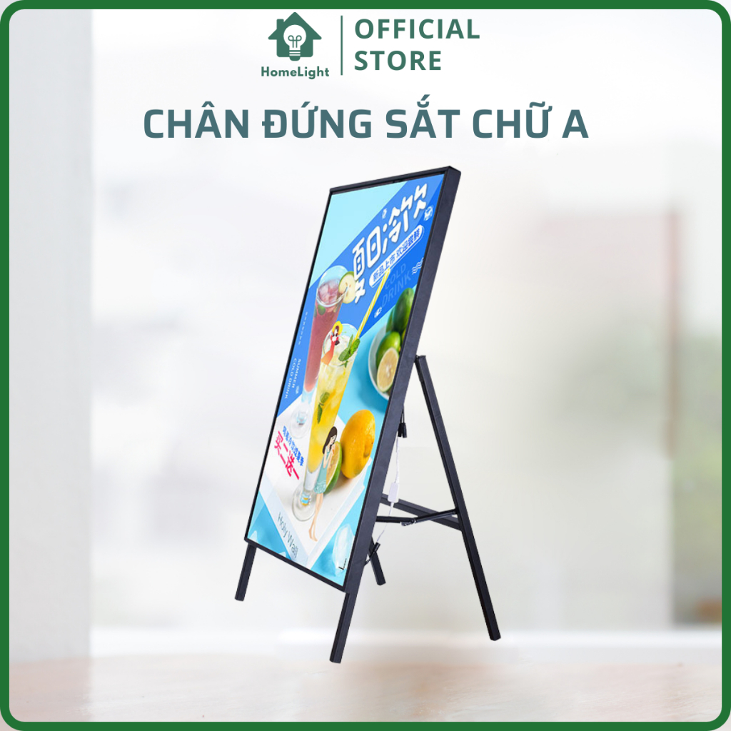 Chân Đứng Standee chữ A dùng cho kích thước 60x80, 60x90, 60x120 ...
