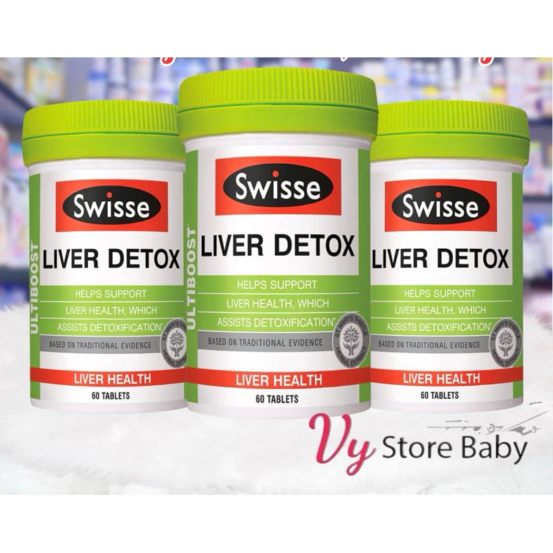 Thải Độc Gan - Liver Detox Swisse 120 viên, 200 viên | Shopee Việt Nam