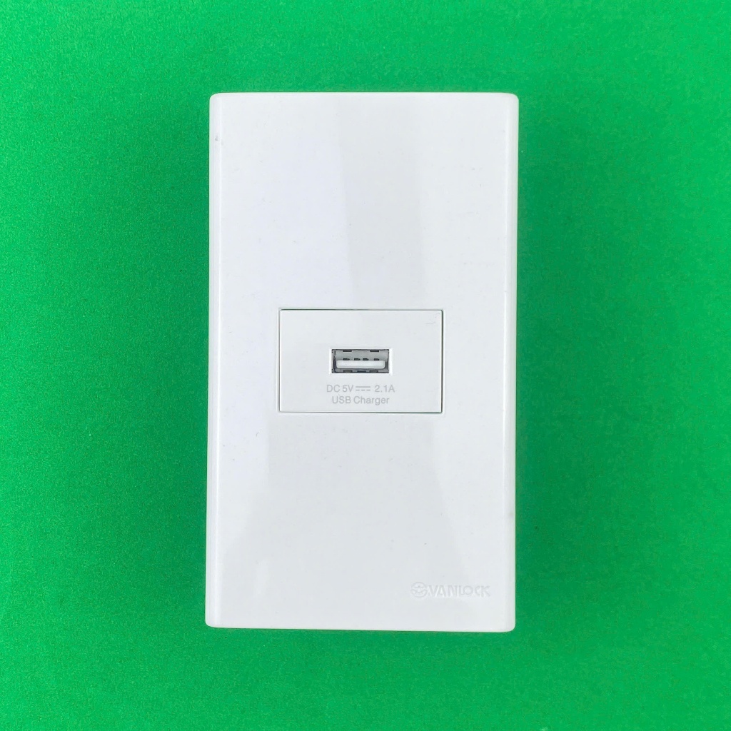 Ổ Cắm USB Loại Đơn 5V 2.1A Sino Dòng S18CC - Hàng Ghép S18CCUSB ...