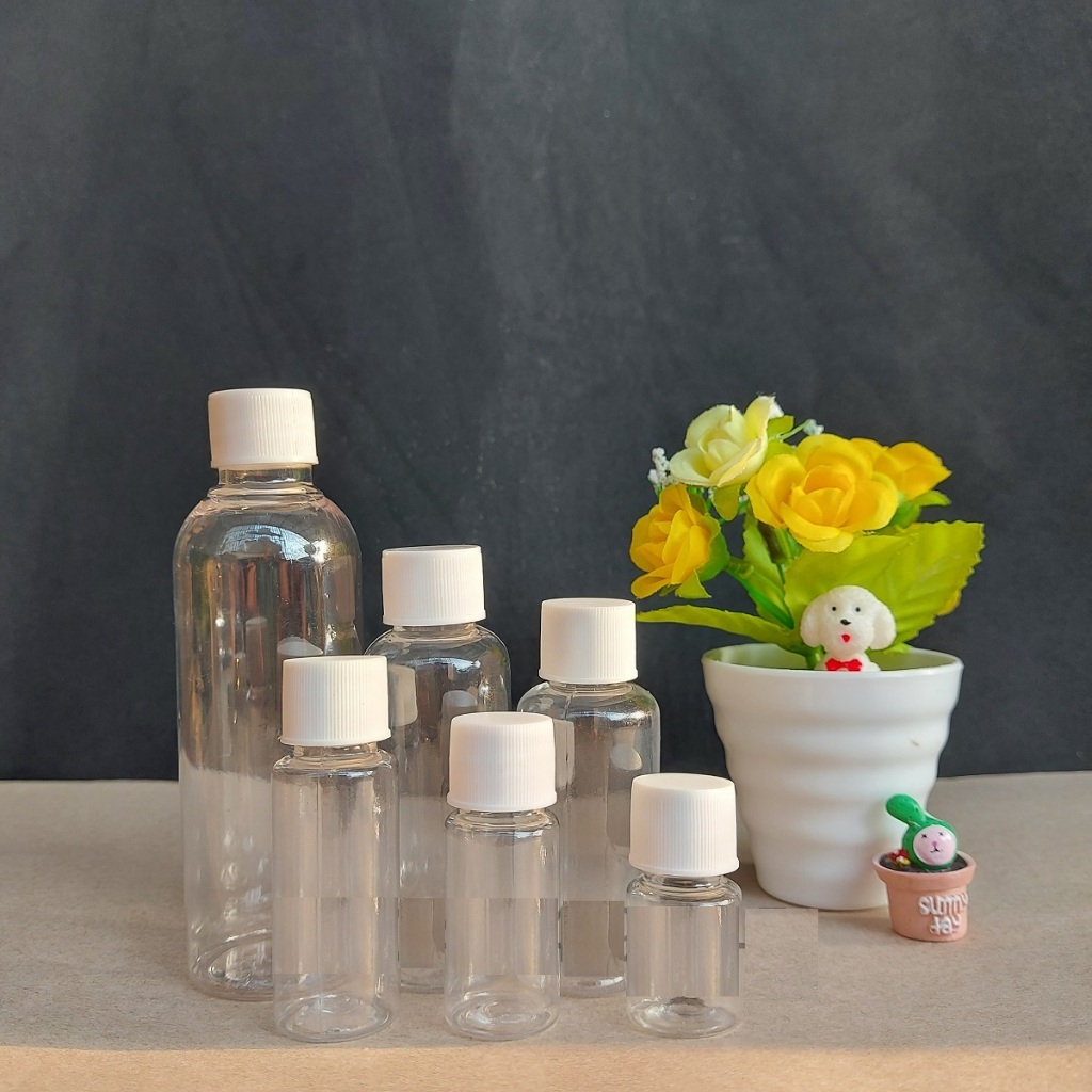 Chai nhựa NẮP VẶN TRẮNG 5ml 10ml 15ml 20ml 30ml 50ml 80ml 100ml 200ml _ Chai lọ nhựa pet chiết ...