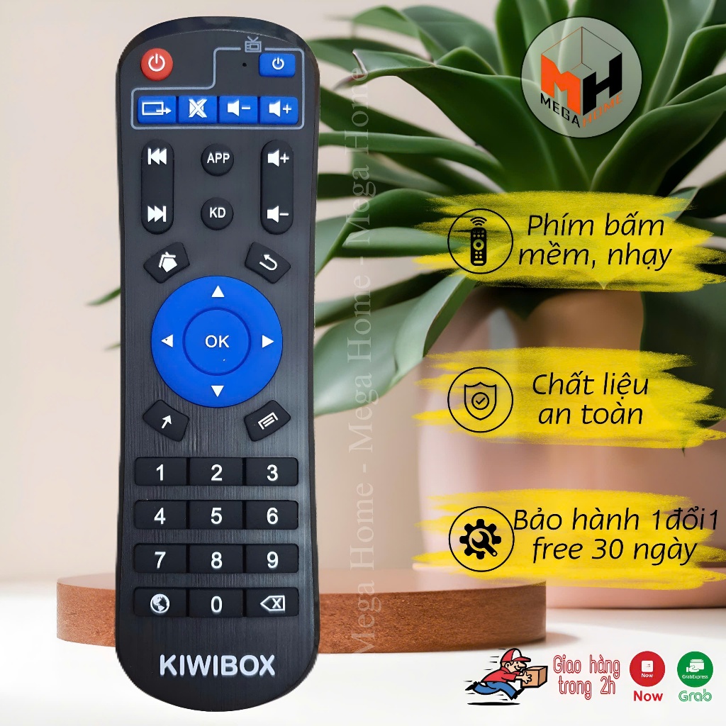 Điều khiển đầu thu KIWI BOX, remote kiwi androi box hàng chính hãng ...