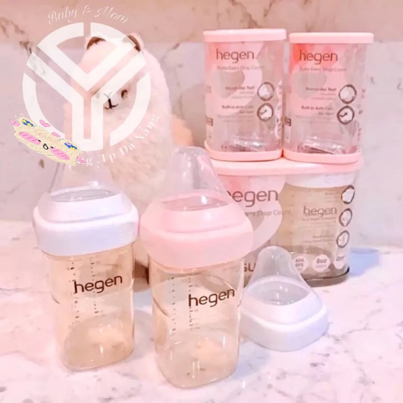 Bình sữa Hegen ,núm Hegen Chính Hãng đủ size | Shopee Việt Nam