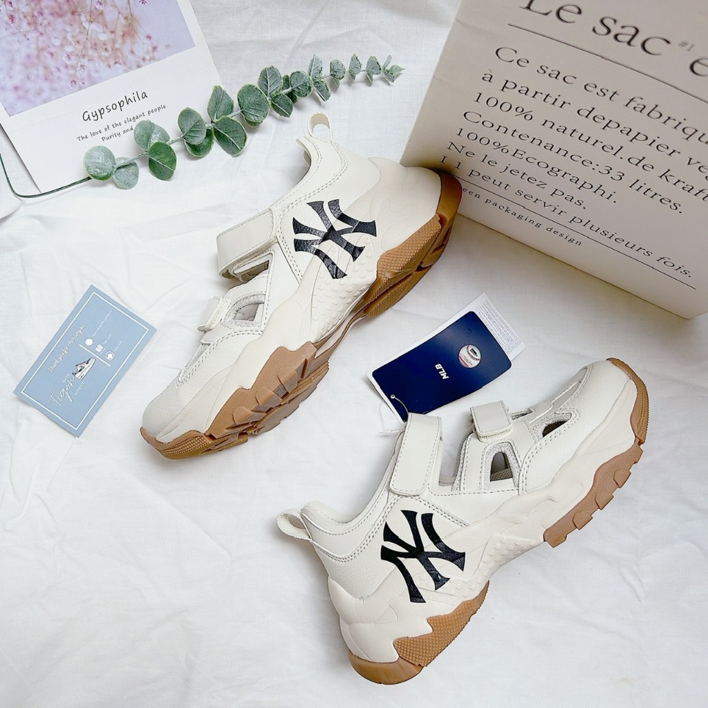 Giày sandal MLB chính hãng , dép sandal MLB CHUNKY SANDAL [AUTHENTIC ...