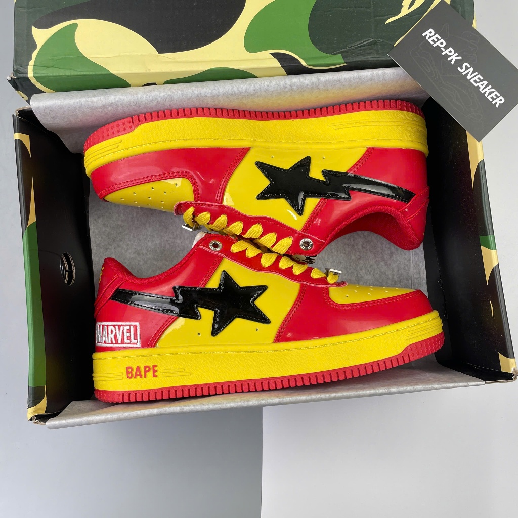 Giày A Bathing Ape Bape Sta Marvel Comics Iron Man (BAPE Iron Man ...