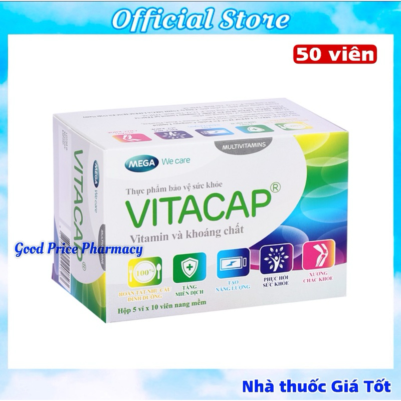 Vitacap Viên Uống Bổ Sung Vitamin Và Khoáng Chất Chính Hãng Mega We ...
