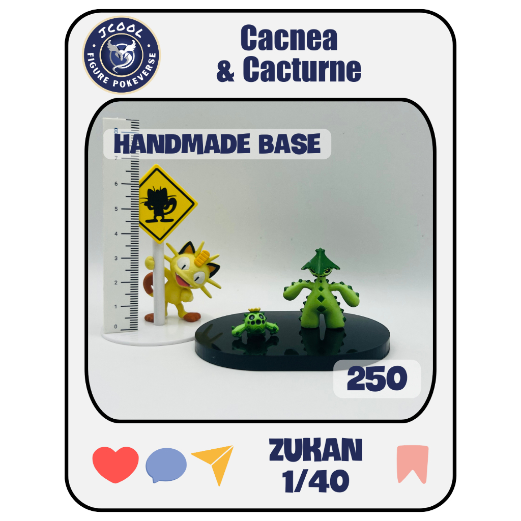 Cacnea & Cacturne - Gen 3 vùng Hoenn - Mô hình Pokemon chính hãng ...