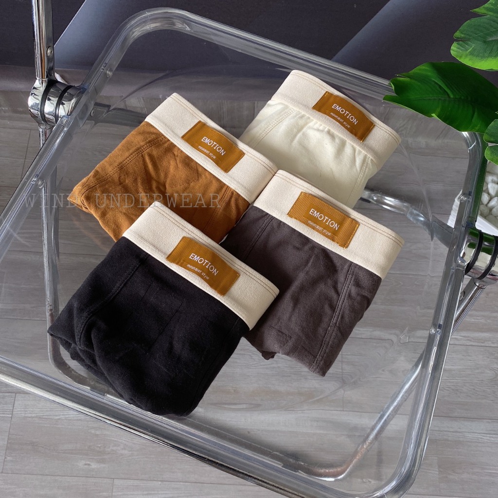 Quần lót nam boxer, sịp đùi nam chất vải cotton mềm mát thấm hút tốt ...