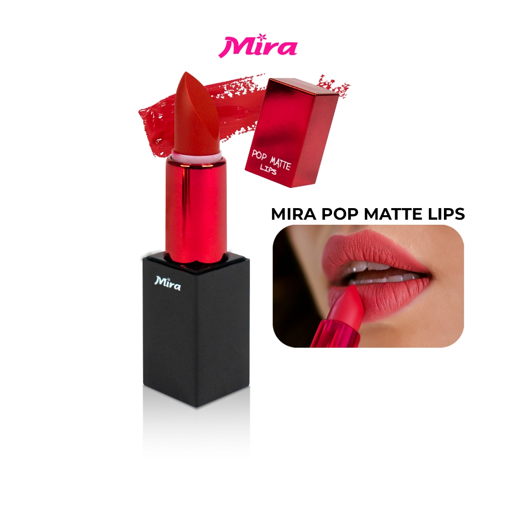Son Môi Bền Màu Lâu Trôi Mira Pop Matte Lips B711 | Shopee Việt Nam