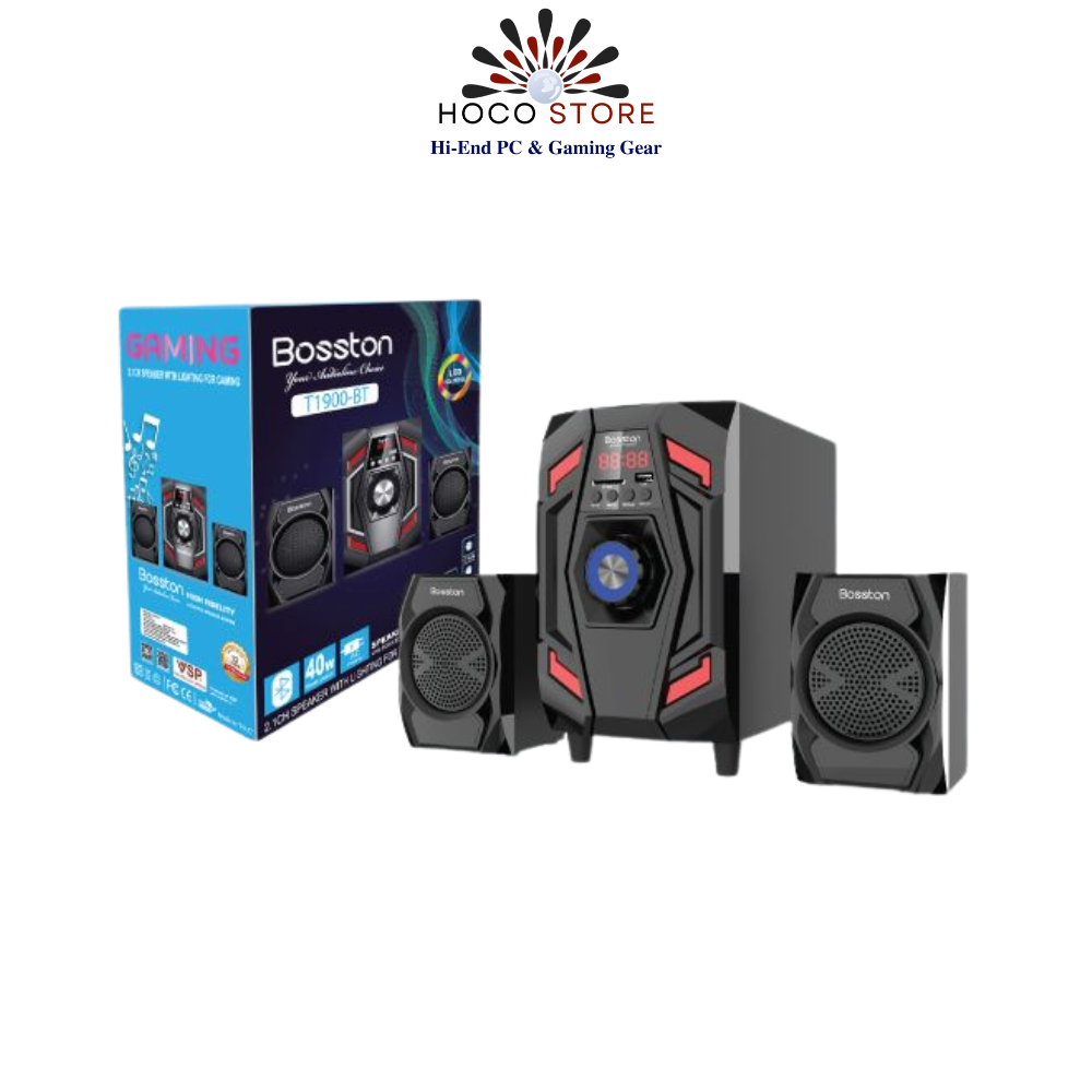 LOA VI TÍNH BOSSTON BLUETOOTH 2.1 T1900-BT l Hoco Store PC | Shopee ...
