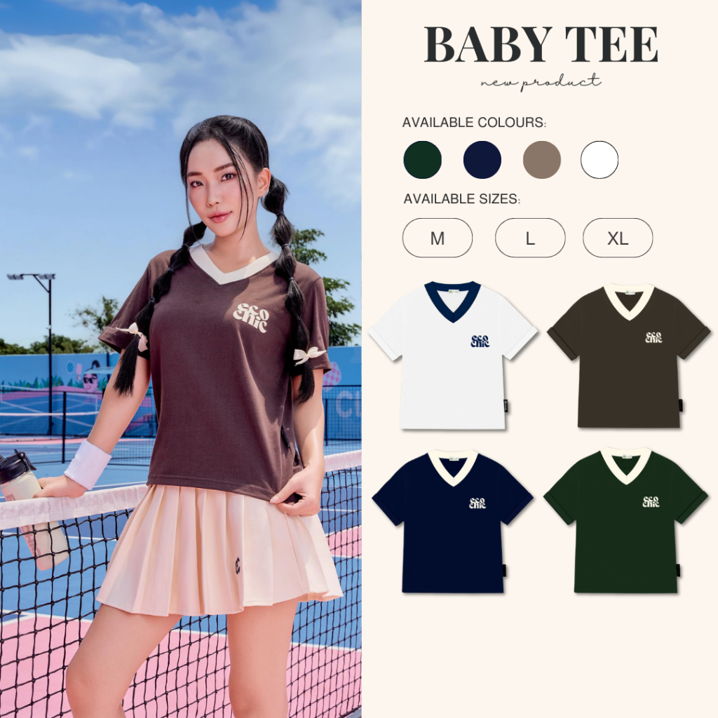 Áo Phông ECOCHIC ENGINE BABY TEE DELINE Local Brand Chính Hãng Unisex ...