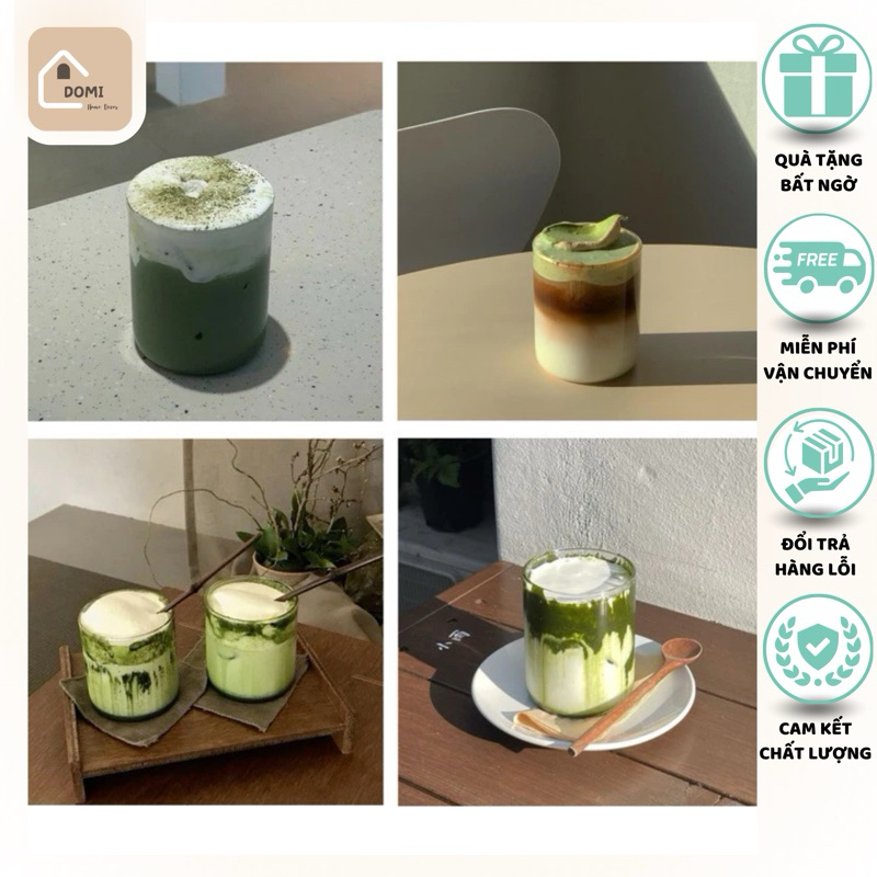 Ly thuỷ tinh mỏng chịu nhiệt cà phê Hàn Quốc, cốc/ ly thuỷ tinh cà phê ...