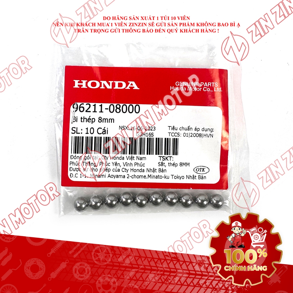 Bi Thép 8MM Gắn Gác Chân Sau Vision 2021 2022 2023 2024 96211-08000 ...