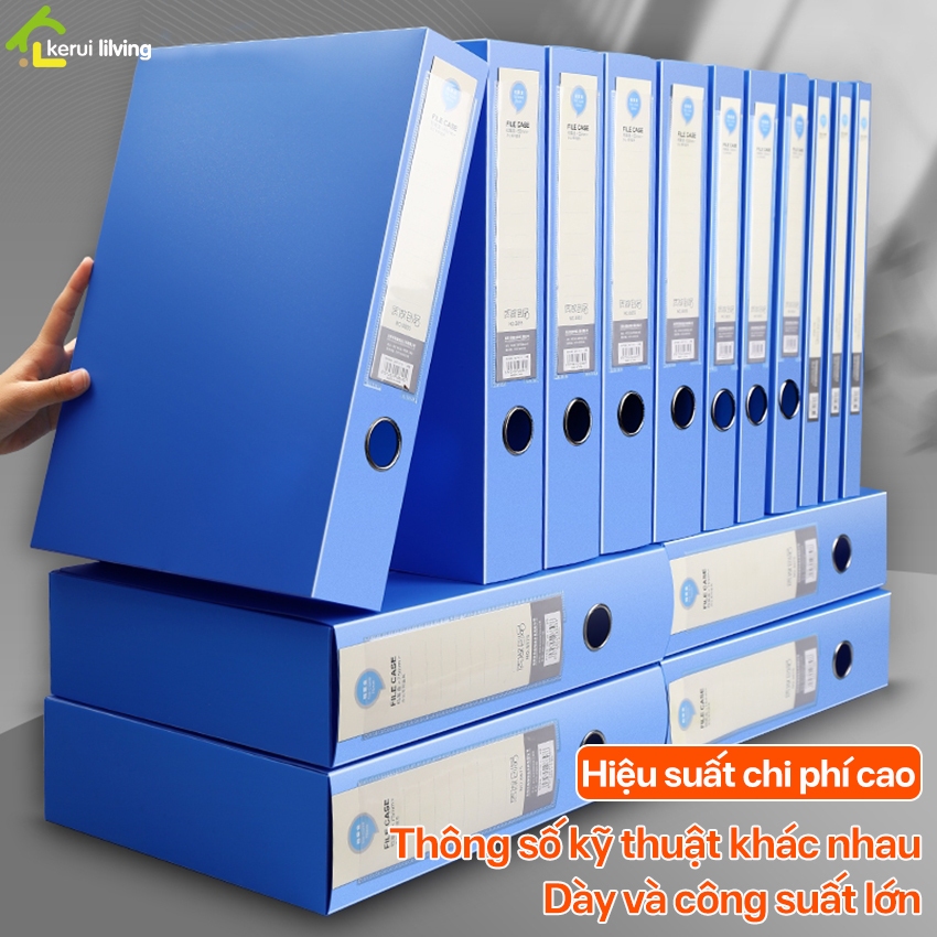 File Hộp Đựng Hồ Sơ Tài Liệu A4, Bìa Hộp Văn Phòng Ngăn Nắp PIKUP ...