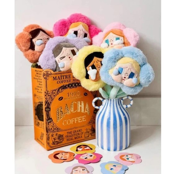[Chính hãng] POPMART Blind box CRYBABY SAD crybaby hoa-Một box ngẫu ...
