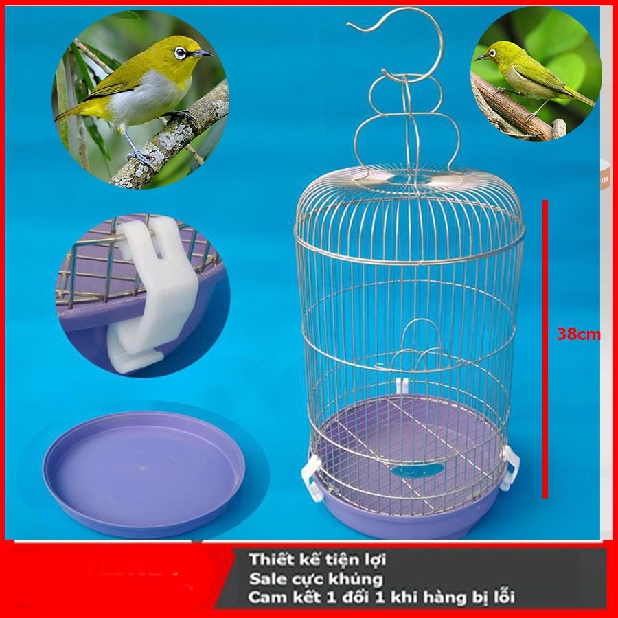 Lồng chim inox 3 size lồng cho chim cảnh không gỉ sét | Shopee Việt Nam