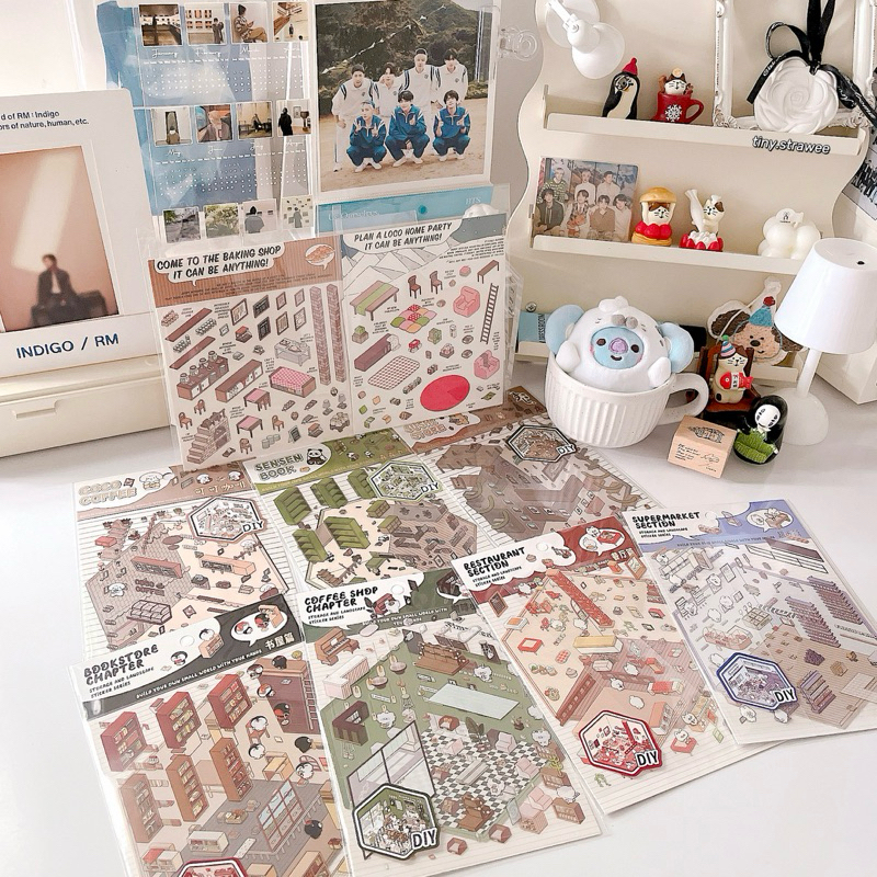 Sticker cửa tiệm 3D Hangzhou by Simno | Shopee Việt Nam