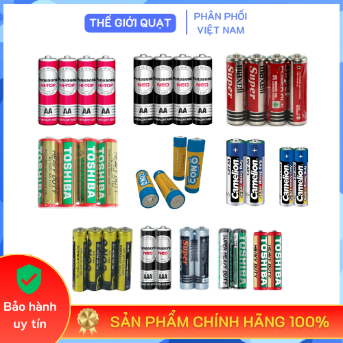 [HỎA TỐC] Pin tiểu AA-AAA các dòng Panasonic - Maxell - Camelion ...