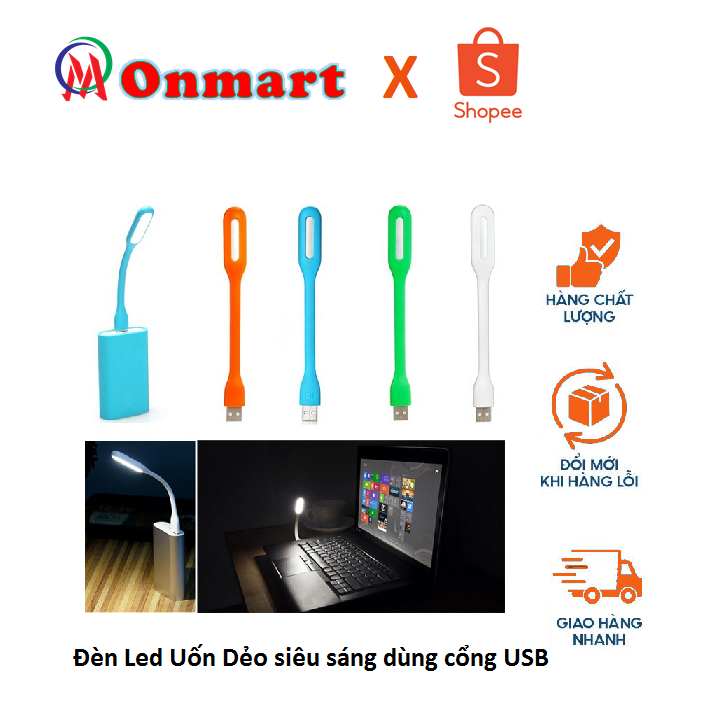 Đèn Led USB , Đèn Led Uốn Dẻo siêu sáng dùng cổng USB | Shopee Việt Nam