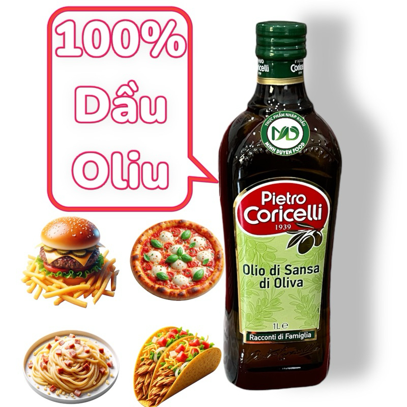 1Lit Dầu oliu 100% từ quả oliu - Dầu 1Lit date dài POmace | Shopee Việt Nam