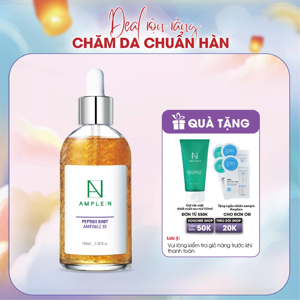 Tinh Chất Chống Lão Hóa AMPLE:N Peptide Shot Ampoule 2X 100ML | Shopee ...