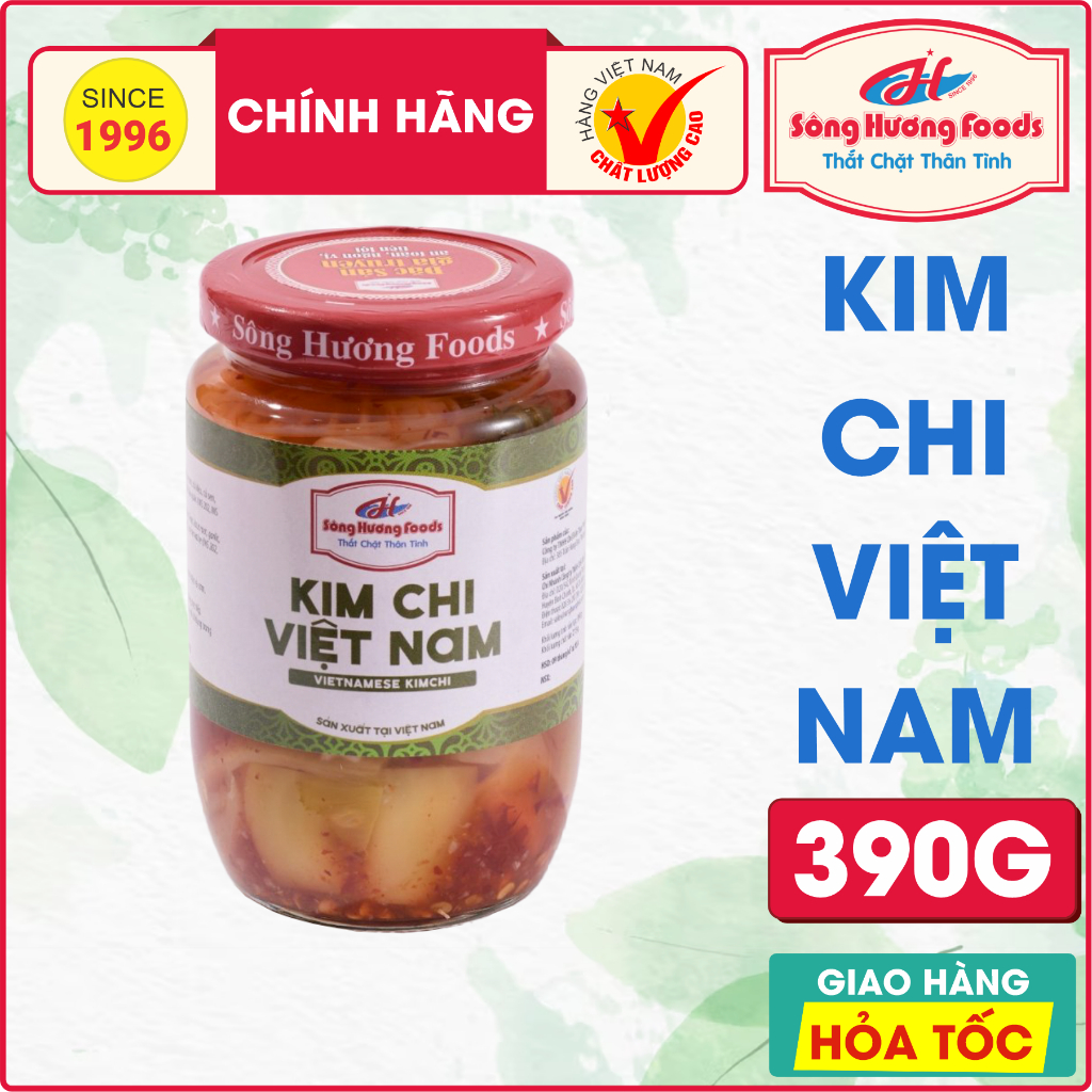 Kim Chi Củ Sen Sông Hương Foods Hũ 390g - Ăn kèm cơm, bún, phở, mì tôm, ăn vặt, thịt nướng, tốt ...