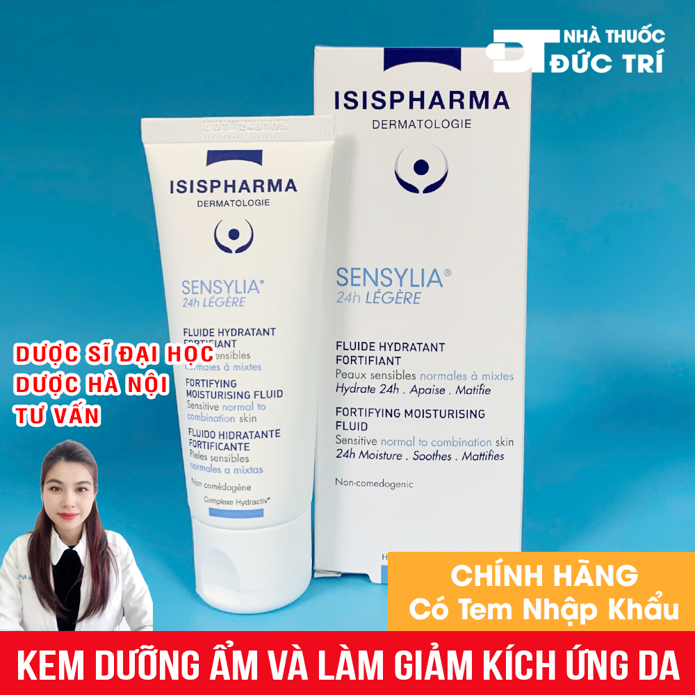 Isis Pharma Kem dưỡng ẩm Sensylia 24h Légère IsisPharma giữ ẩm và làm ...