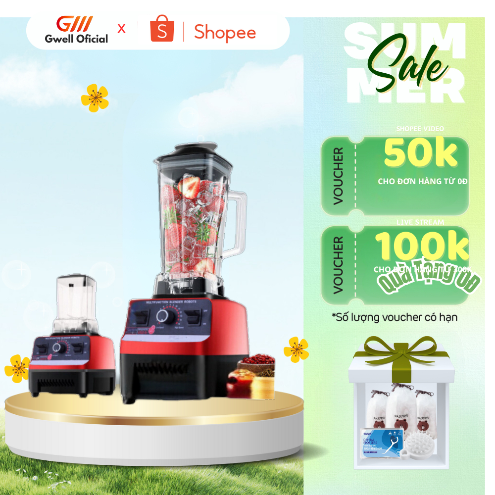 [HÁNG Máy Xay Sinh Tố GODWELL 3 Xay Hạt, Cối Xay, Xay Thịt, Xay Ngũ Cốc ...