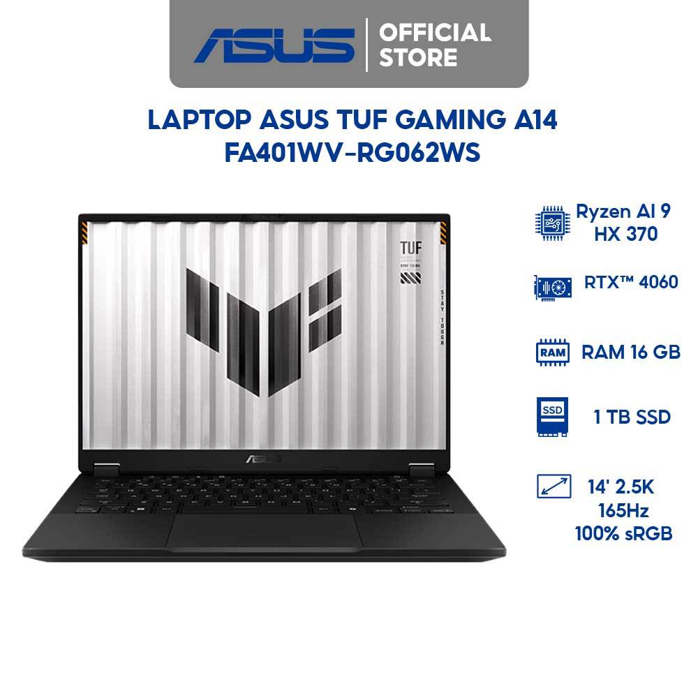 Laptop ASUS TUF Gaming A14 FA401WV-RG062WS Ryzen AI 9 HX 370 | RTX ...