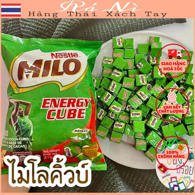 [SẮN SHOP] Kẹo Milo Cube Thái Lan 100 viên 275g Chuẩn Thái Lan | Shopee Việt Nam