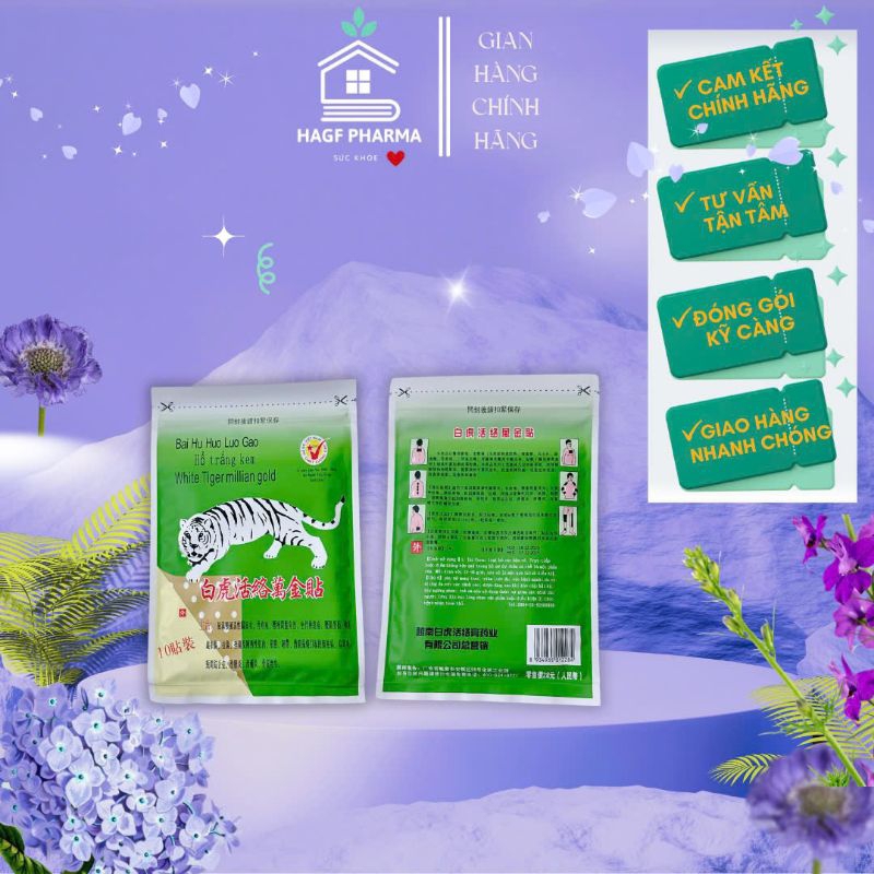 [CHÍNH HÃNG] Cao dán xương cốt hổ trắng kem Bai Hu Huo Luo Gao/ White ...
