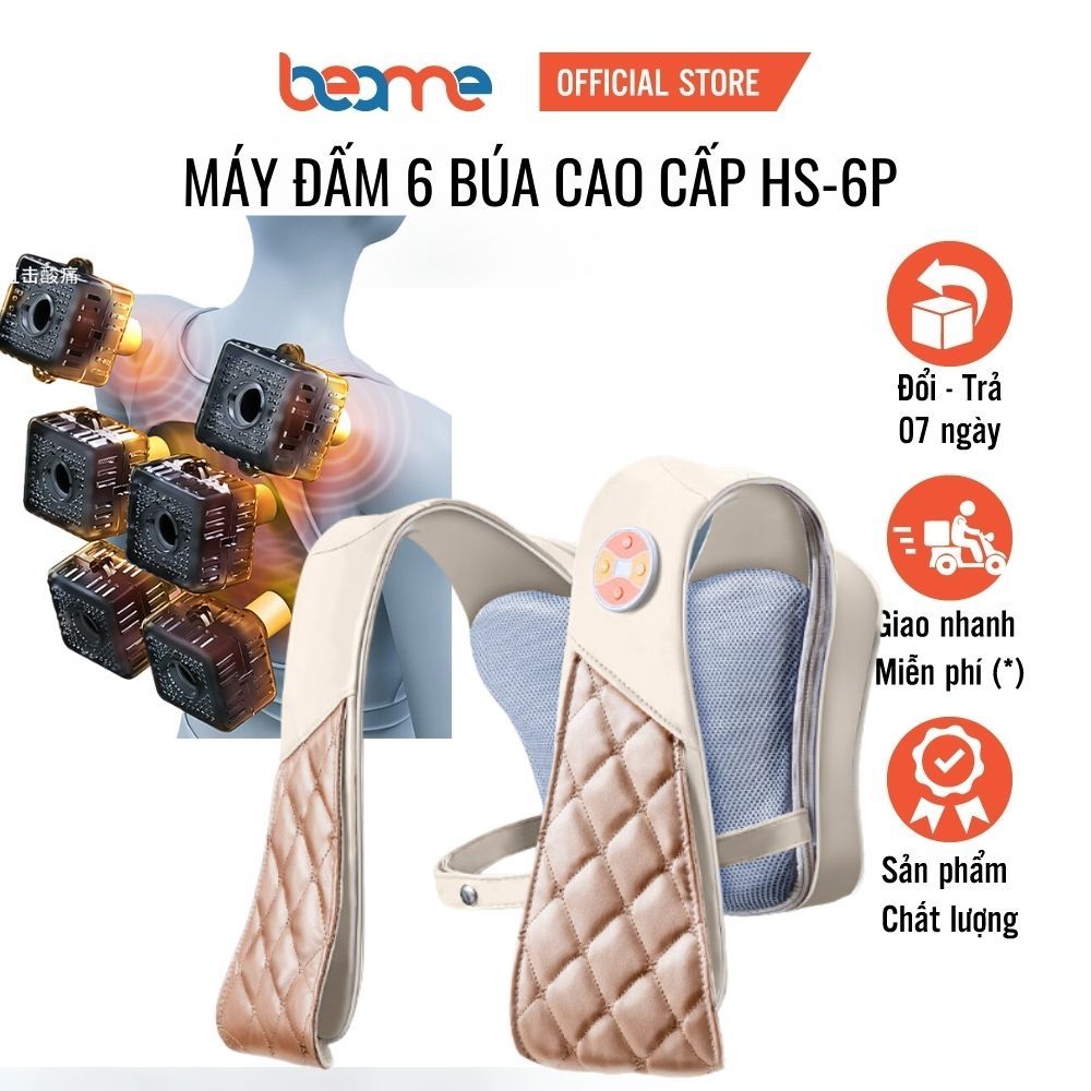 Đai Massage Lưng Cổ Vai Gáy 6 Máy Đấm Beame HS-6P | Shopee Việt Nam