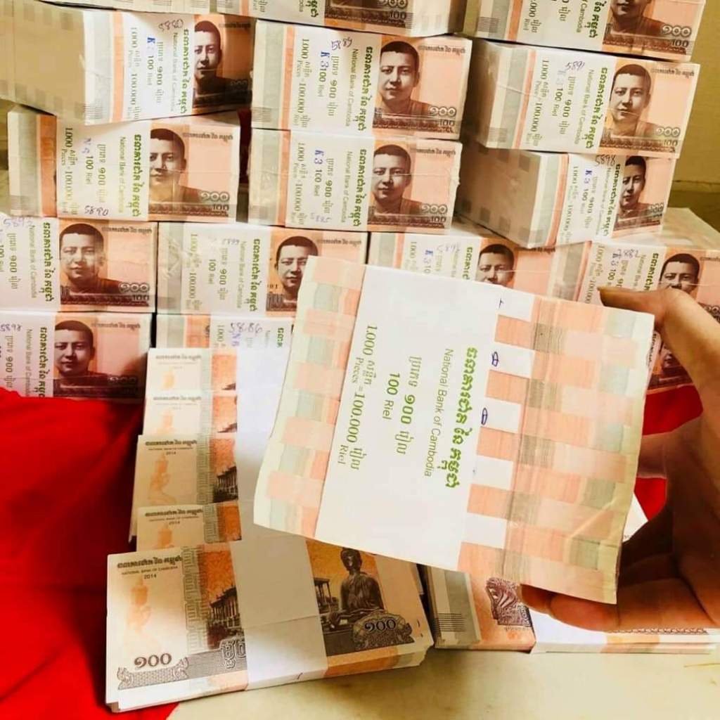 Combo 100 Tờ Hình Phật Campuchia 100 Riel May mắn - Bình an - Tài lộc ...