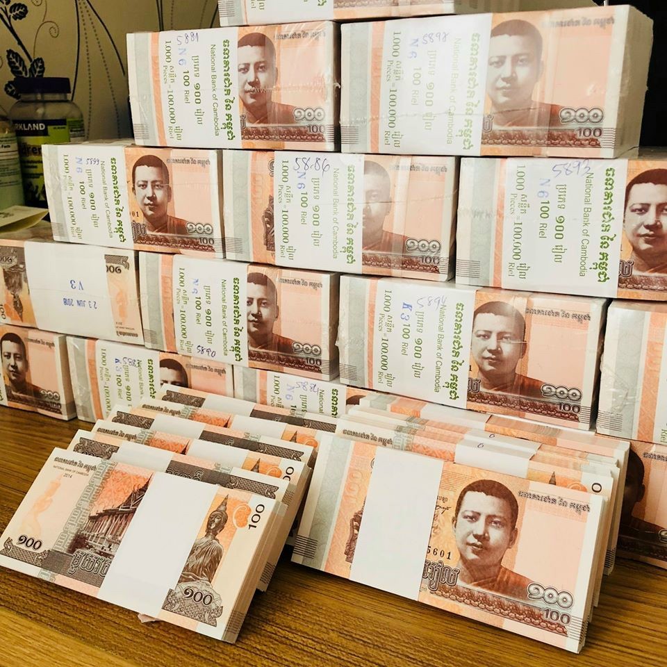 Combo 100 Tờ Hình Phật Campuchia 100 Riel May mắn - Bình an - Tài lộc ...