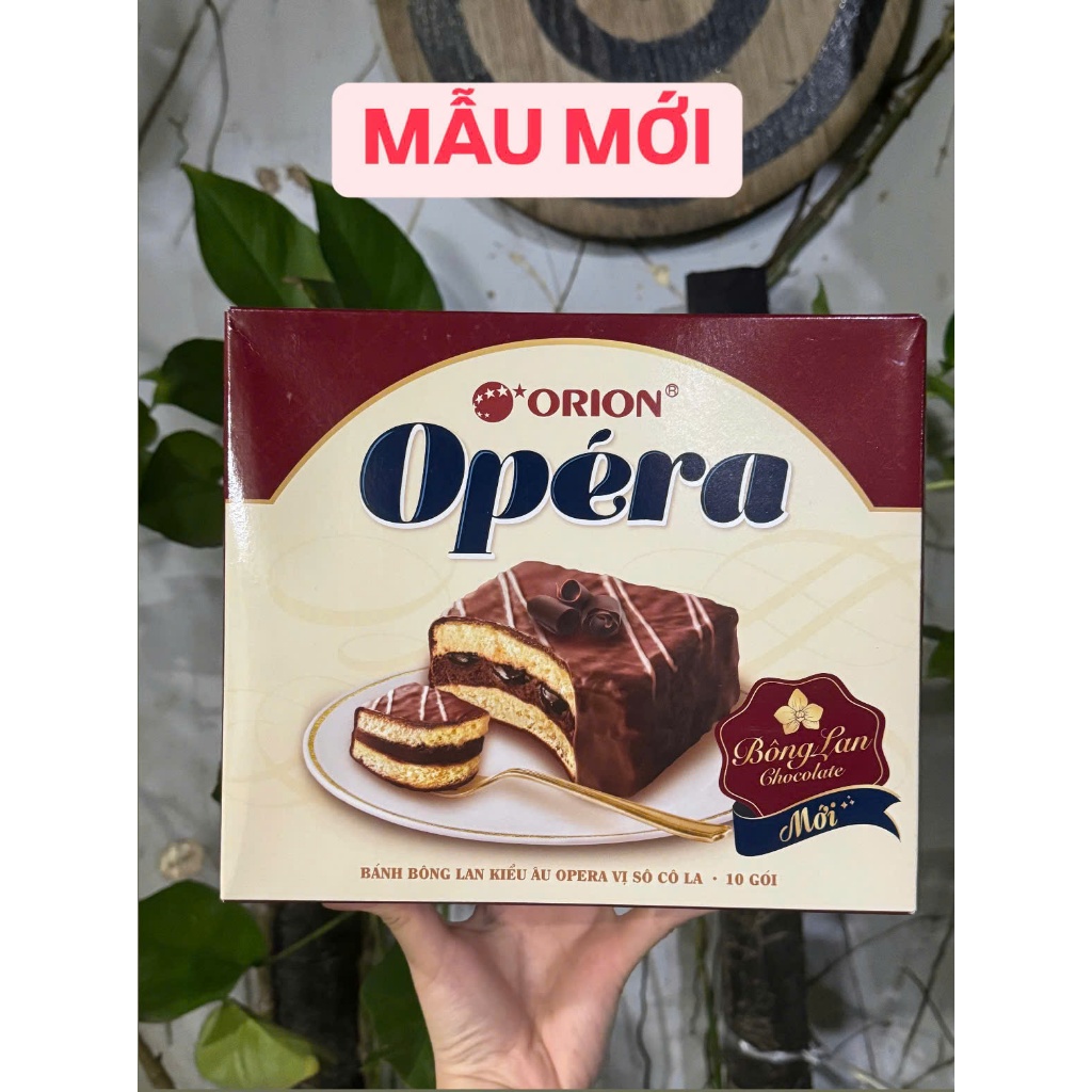Bánh Mềm Opéra Vị Sô Cô La Orion (Hộp 10 cái) | Shopee Việt Nam