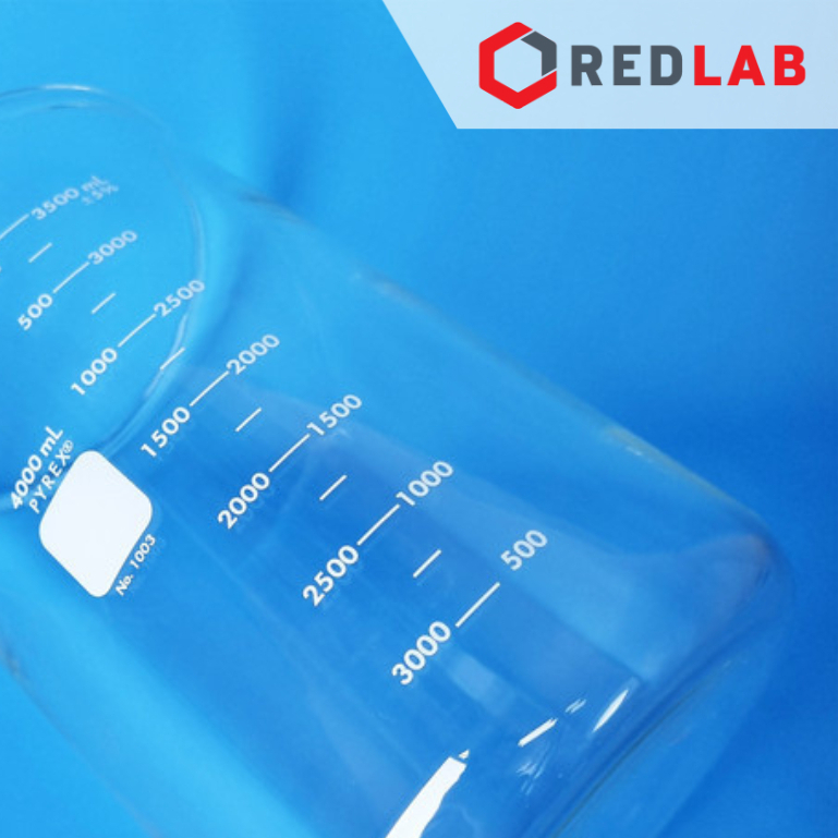 Cốc thấp thành 2L 3L 4L hãng PYREX Beaker Type I, Class A, ASTM thuỷ ...
