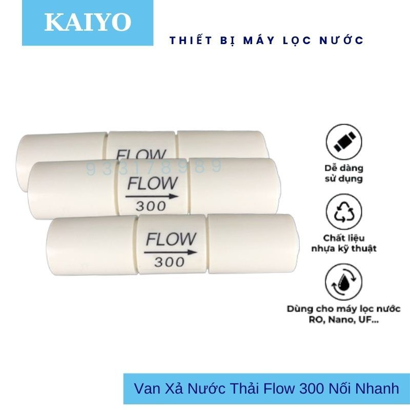Van Xả Nước Thải Flow - Bộ Van Flow lắp sẵn Dành Cho Máy Lọc Nước RO ...