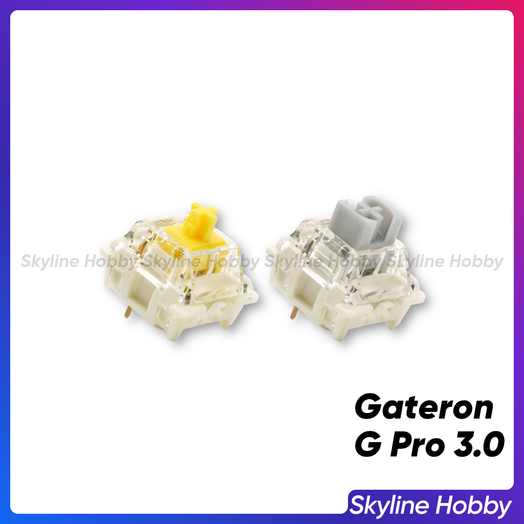 Switch bàn phím cơ Gateron G Pro 3.0 - Yellow, Silver Pro Switch ...