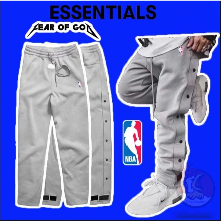Quần snap pants FOG X NBA x N!.KE nỉ bông cao cấp | Shopee Việt Nam