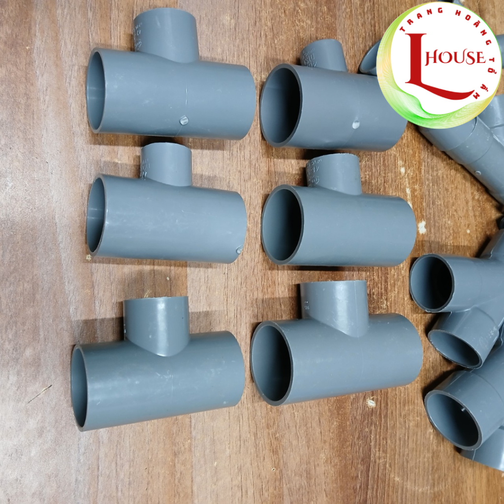 Tê thu PVC 60, Ba Chạc 90 độ D60, Tê thu D60/48, 60/42, 60/34, 60/27 ...