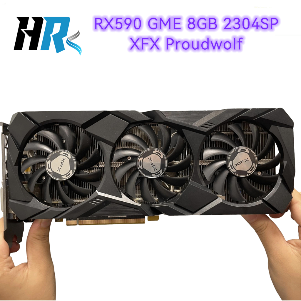 VGA Mới AMD Radeon RX590 GME XFX Proudwolf 8GB 2304SP 3Fan Tốt Nhất Tầm ...