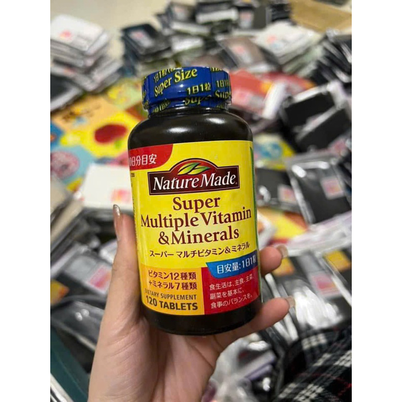 Viên uống bổ sung vitamin tổng hợp Nature Made Super Multiple Vitamin ...