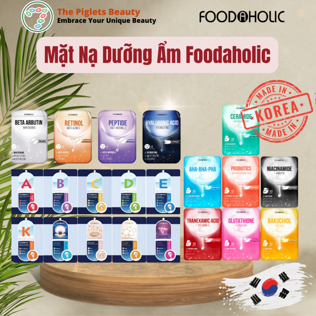 Mặt Nạ Giấy Chăm Sóc Da Toàn Diện Foodaholic Mask 23g | Shopee Việt Nam