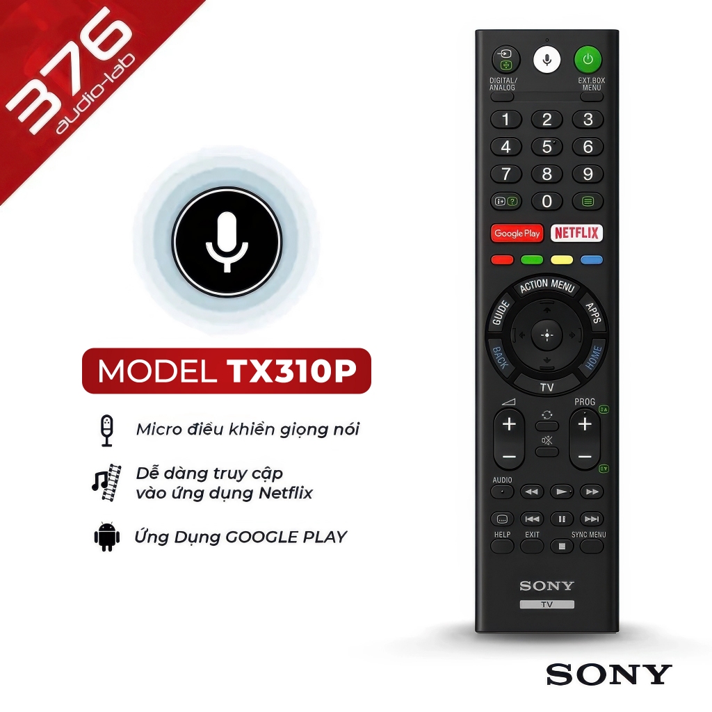 [LOẠI XỊN] REMOTE Sony Giọng Nói Model TX 310P | Shopee Việt Nam
